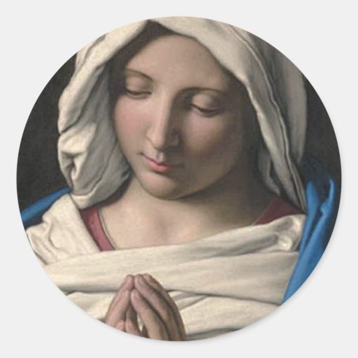 Calcomanías virgen maria - Imagui
