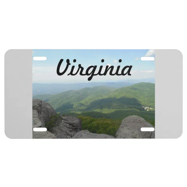 Virginia Aluminum License Plate | Zazzle