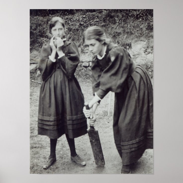 Virginia and Vanessa Stephen, in St. Ives, 1894 Poster | Zazzle