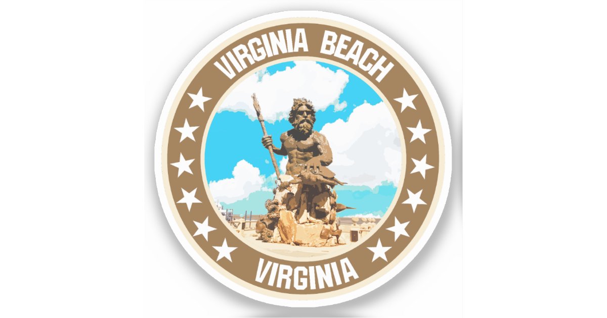 Virginia Beach Sticker | Zazzle