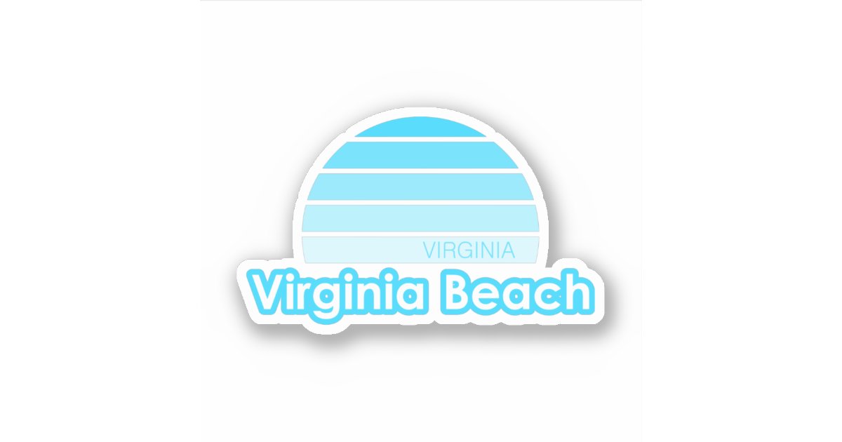 Virginia Beach Sticker | Zazzle