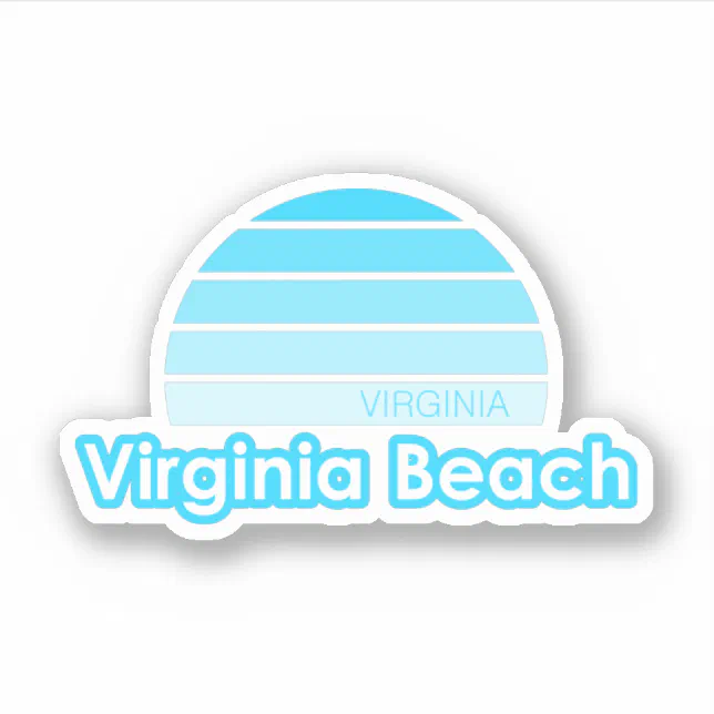 Virginia Beach Sticker | Zazzle