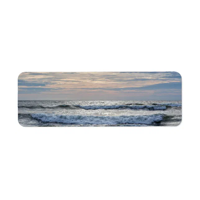 Virginia Beach Sunrise Label | Zazzle
