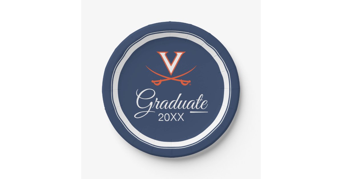 Virginia Cavaliers | Graduation Paper Plates | Zazzle
