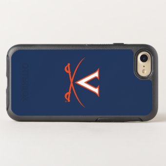 Virginia Cavaliers V Swords | Orange Otterbox iPhone Case | Zazzle