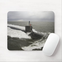 Virginia-class attack submarine mouse pad | Zazzle
