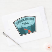 Virginia Creeper Trail Rectangular Sticker | Zazzle