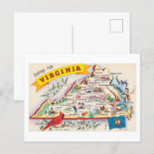 Virginia Greetings From US States Postcard | Zazzle
