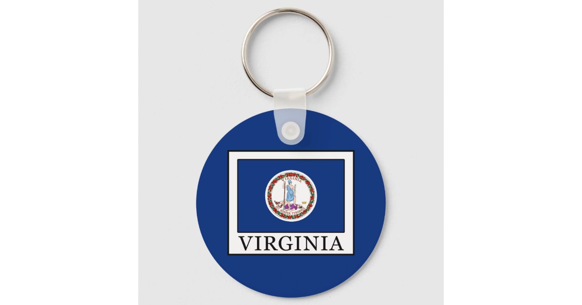 Virginia Keychain | Zazzle