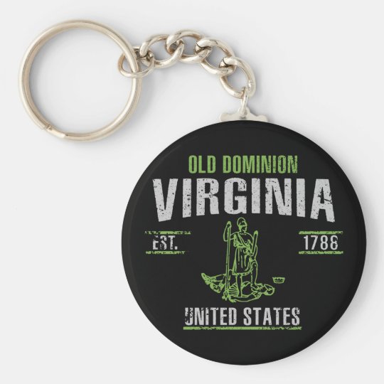 Virginia Keychain | Zazzle.com