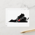 Virginia Love! Gifts for VA Lovers Postcard | Zazzle