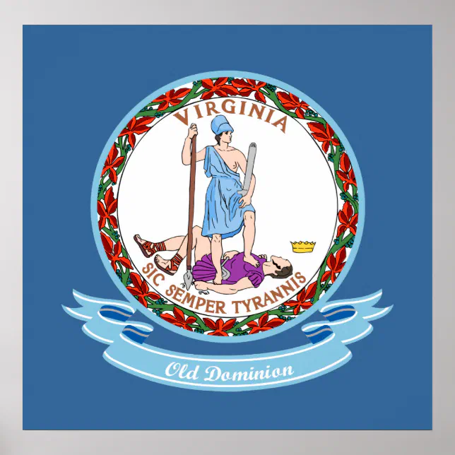 Virginia Seal Poster | Zazzle
