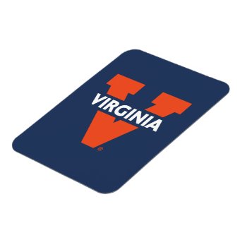 Virginia Split V Magnet | Zazzle