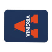 Virginia Split V Magnet | Zazzle