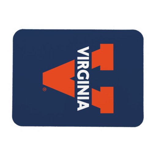 Virginia Split V Magnet | Zazzle