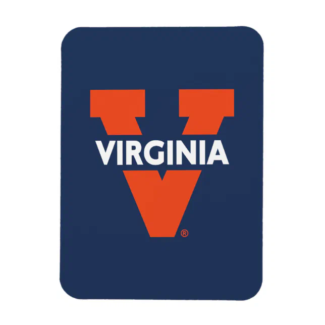 Virginia Split V Magnet | Zazzle