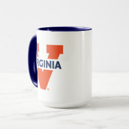 Virginia Split V Mug | Zazzle