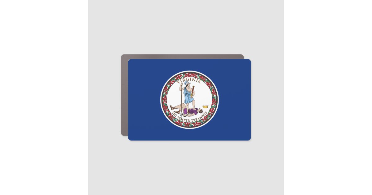 Virginia State Flag Car Magnet | Zazzle