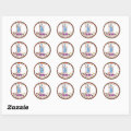 Virginia state seal.jpg classic round sticker | Zazzle