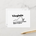Virginia State Slogan Postcard | Zazzle