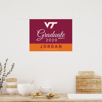 Virginia Tech 2020 Graduate Poster | Zazzle