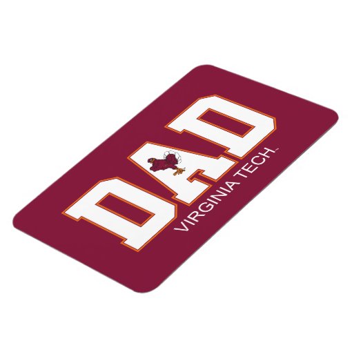 Virginia Tech Dad Magnet | Zazzle