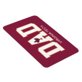 Virginia Tech Dad Magnet | Zazzle