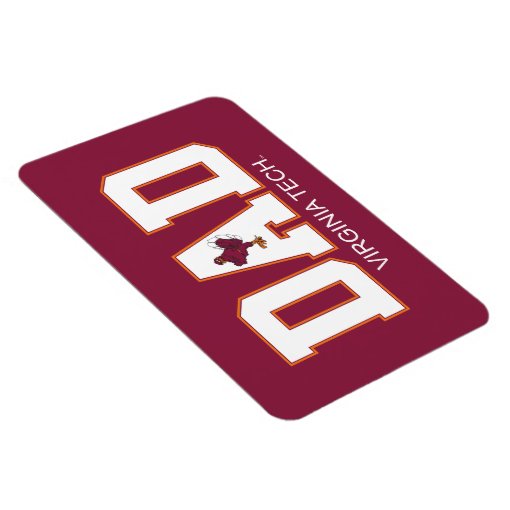 Virginia Tech Dad Magnet | Zazzle