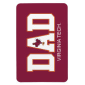 Virginia Tech Dad Magnet | Zazzle