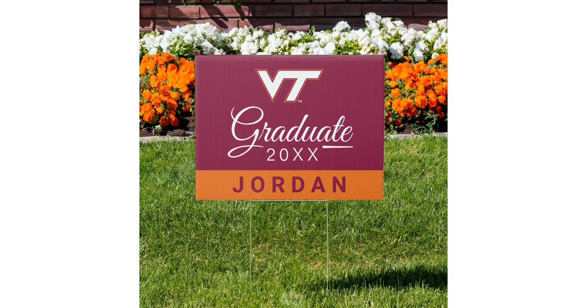 Virginia Tech Graduate Sign | Zazzle