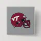 Virginia Tech Helmet Pinback Button | Zazzle