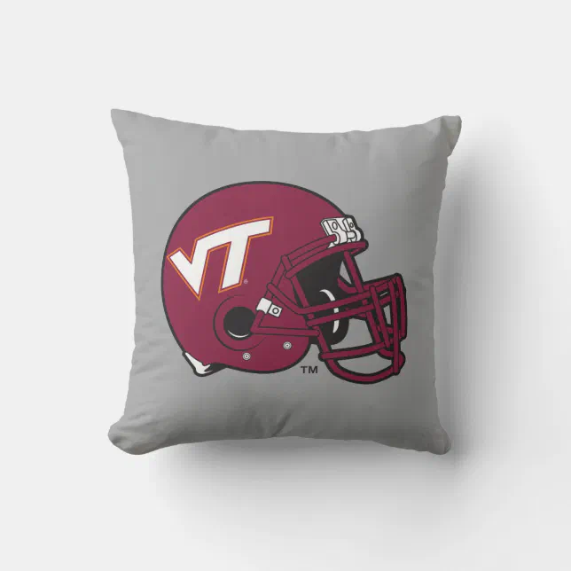 Virginia Tech Helmet Throw Pillow | Zazzle
