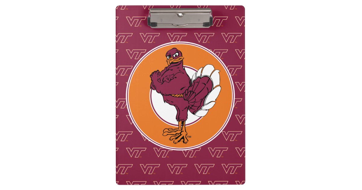 Virginia Tech Hokie Bird Clipboard | Zazzle