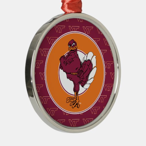 Virginia Tech Hokie Bird Metal Ornament | Zazzle