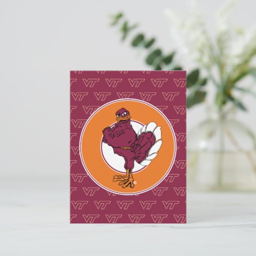 Virginia Tech Hokie Bird Postcard | Zazzle