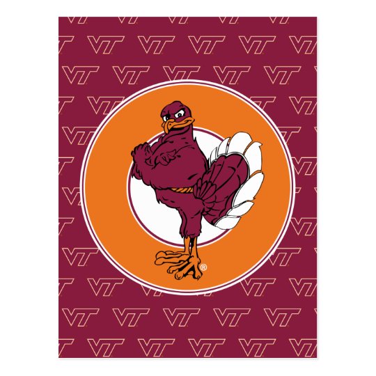 Virginia Tech Hokie Bird Postcard | Zazzle.com