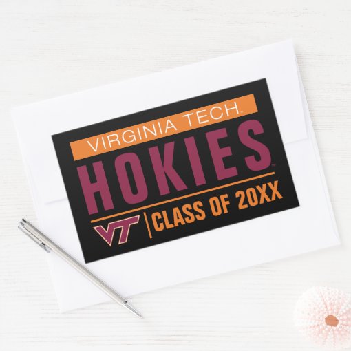 Virginia Tech Hokies Alumni Rectangular Sticker | Zazzle