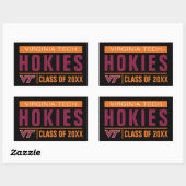 Virginia Tech Hokies Alumni Rectangular Sticker | Zazzle