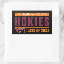 Virginia Tech Hokies Alumni Rectangular Sticker | Zazzle