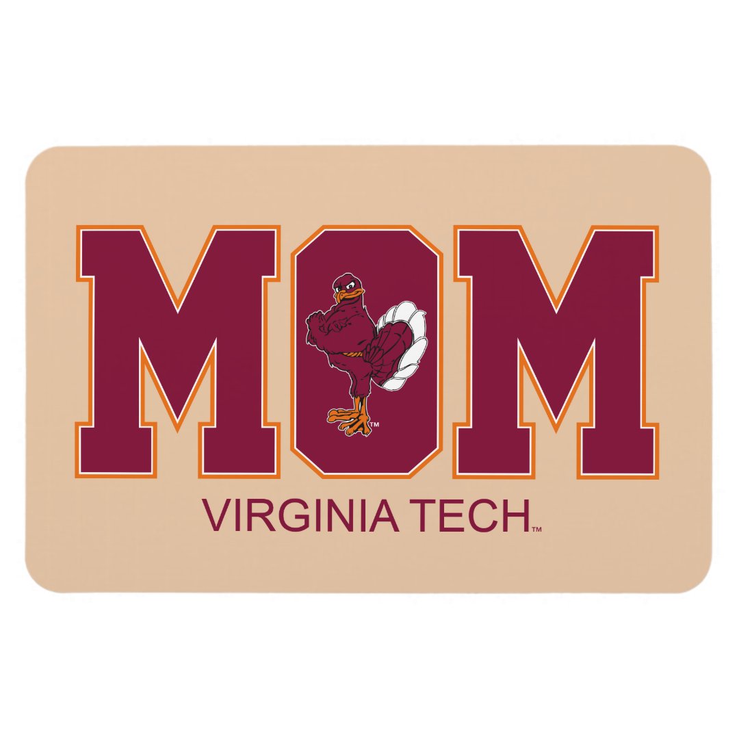 Virginia Tech Mom Magnet | Zazzle
