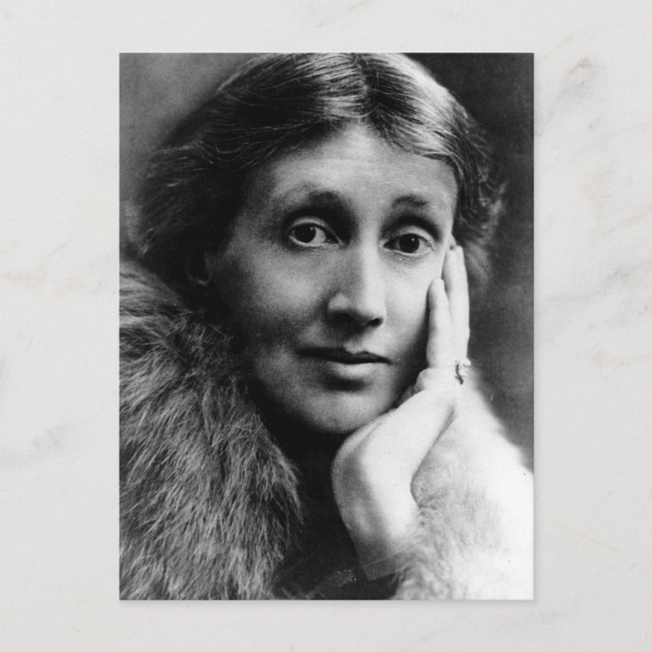 Virginia Woolf Portrait Postcard | Zazzle