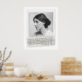 Virginia Woolf Quote - Icons of Women's History Poster | Zazzle