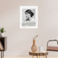 Virginia Woolf Quote - Icons of Women's History Poster | Zazzle