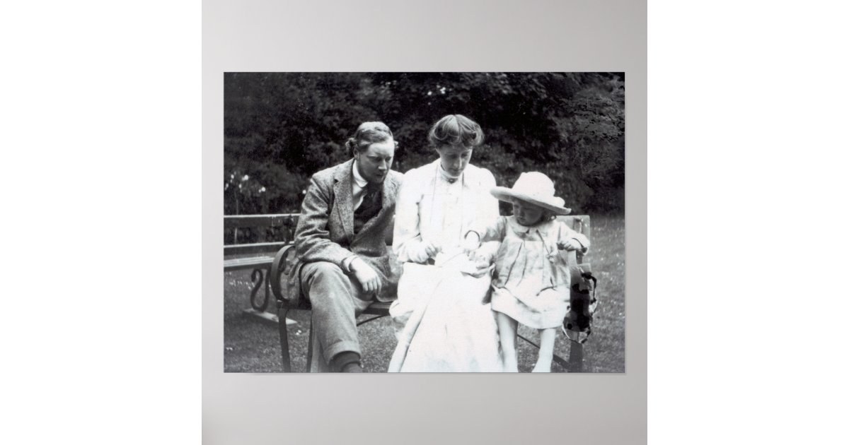 Virginia Woolf with Clive and Julian Bell, 1910 Poster | Zazzle