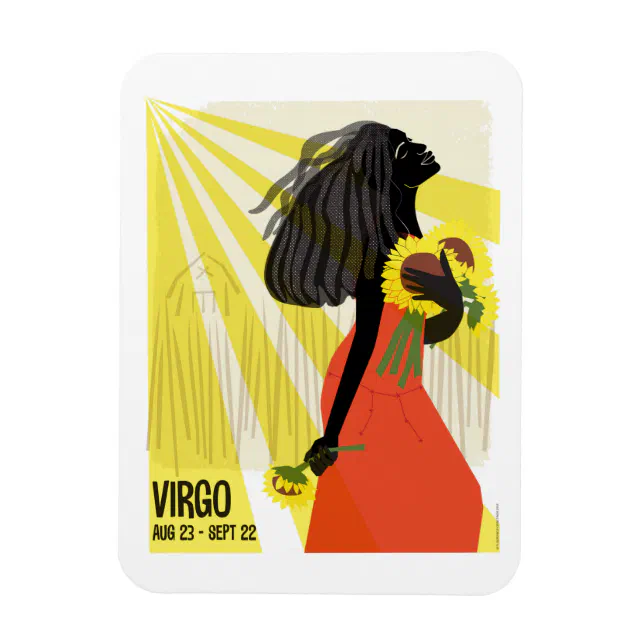 Virgo the Maiden Zodiac Magnet | Zazzle
