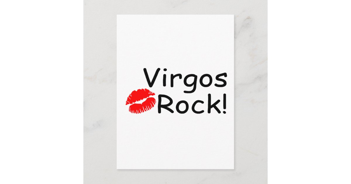 Virgos Rock Postcard | Zazzle