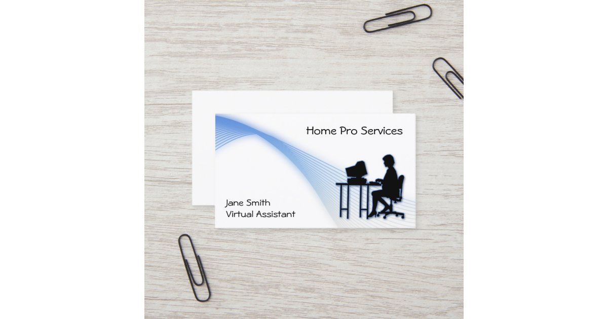 Virtual Assistant Business Card | Zazzle