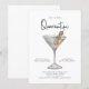 Virtual Cocktail Party Quaratini Social Distance Invitation | Zazzle
