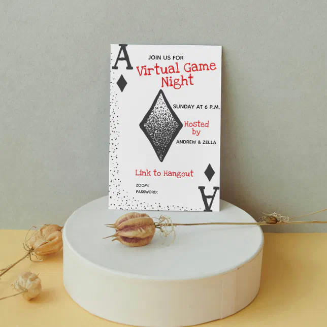 Virtual Game Night Invitation | Zazzle