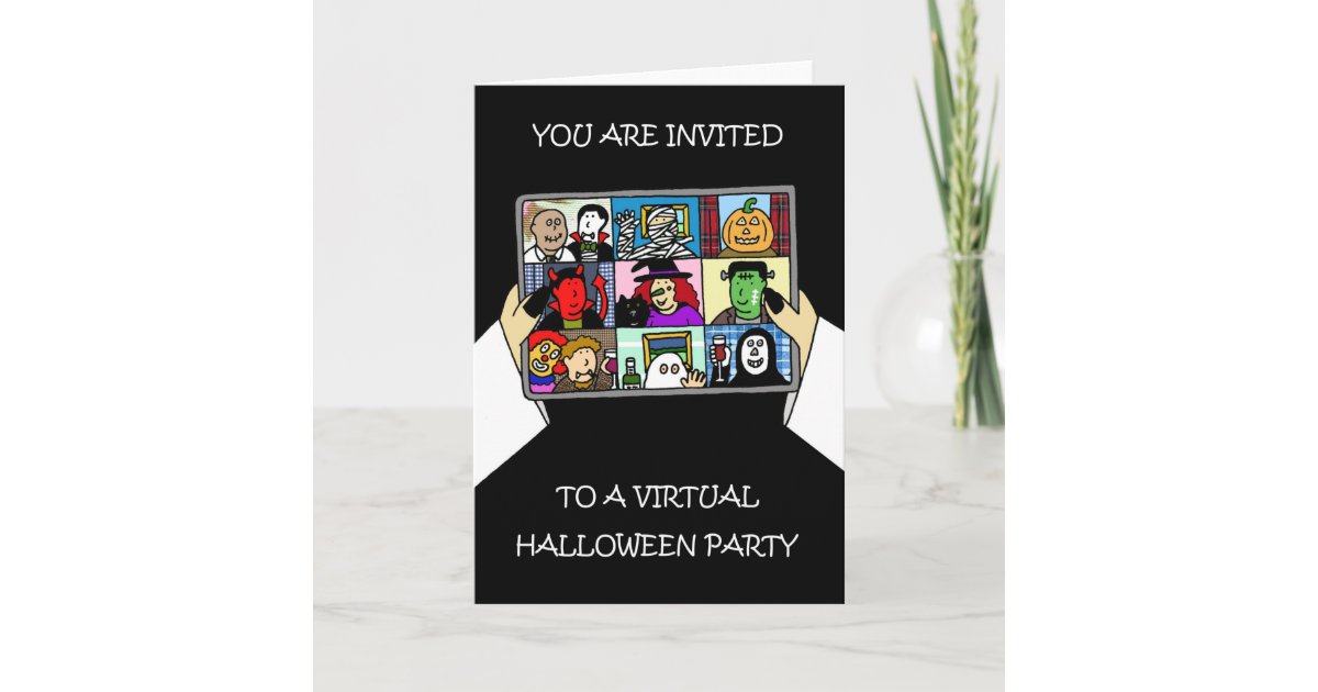 Virtual Halloween Party Invitation | Zazzle